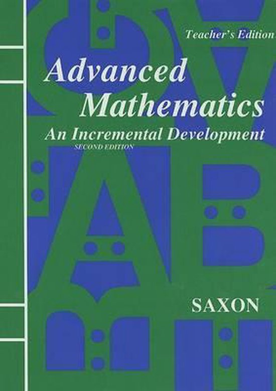 Advanced Mathematics: An Incremental Development | 9781565770409 | John ...
