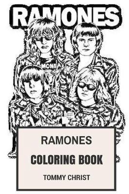 Coloring Book for Adults- Ramones Coloring Book, Tommy Christ ...