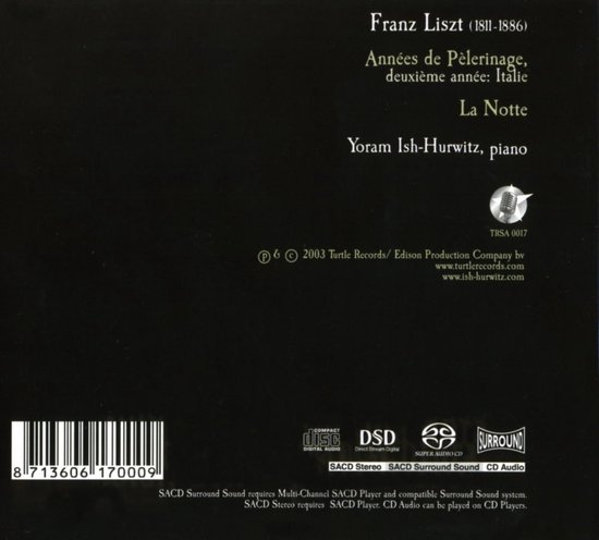 Annees De Pelerinage - Deuxieme Ann, Yoram Ish-Hurwitz | Muziek | bol
