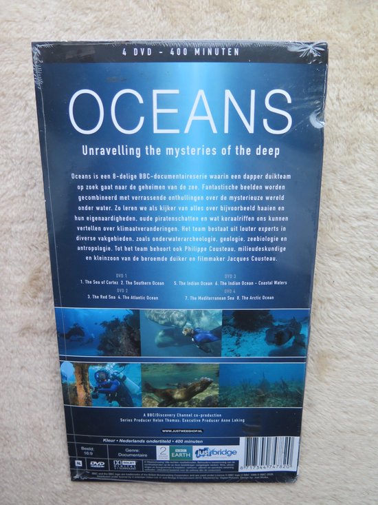 BBC Earth - Oceans - Unravelling the mystries of the deep - 4 DVD's ...