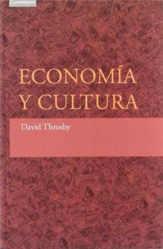 Economia y cultura, David Throsby | 9788483232194 | Boeken | bol.com