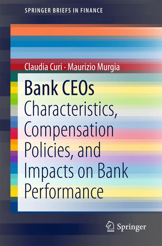 Bank CEOs (ebook), Claudia Curi | 9783319908663 | Boeken | bol.com