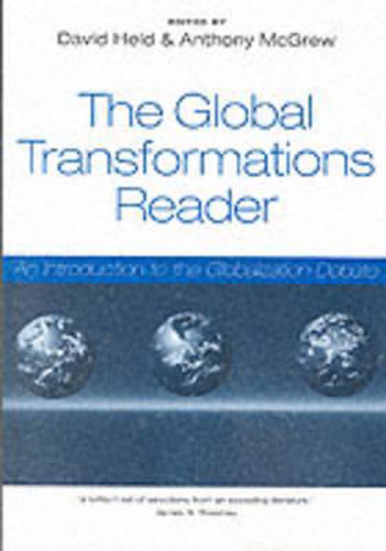 The Global Transformations Reader | 9780745622002 | D Held | Boeken | bol.com