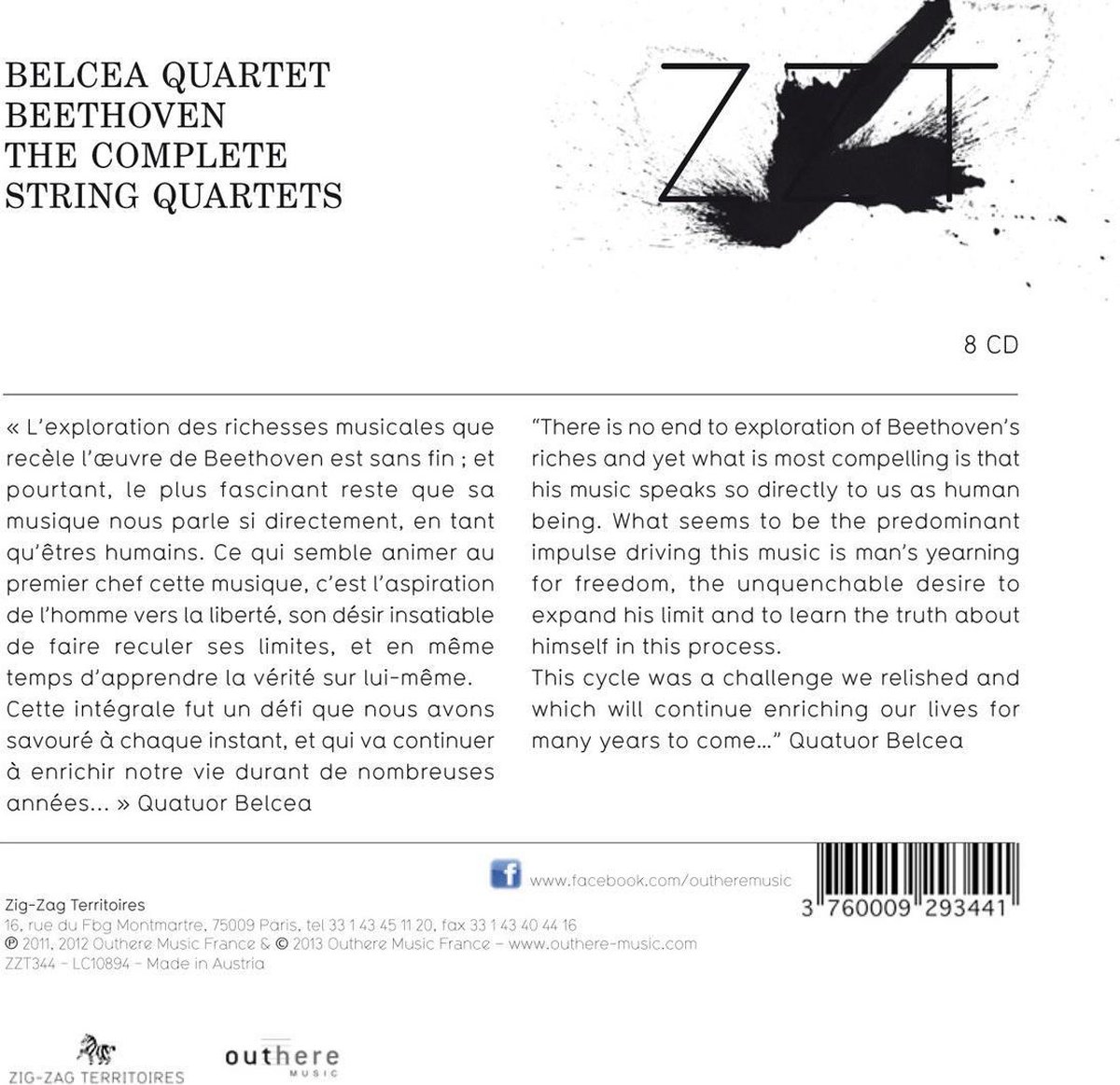 Quatuor Belcea - Complete String Quartets (8 CD), L. van Beethoven | CD (album) | Muziek | bol.com
