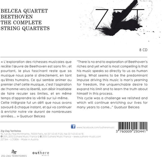 Quatuor Belcea - Complete String Quartets (8 CD), L. van Beethoven | CD (album) | Muziek | bol.com