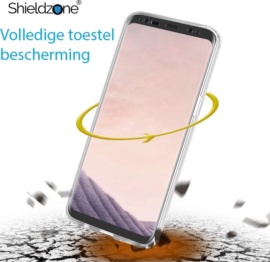 voor Samsung Galaxy S8 Plus volledige toestel transparant bescherming hoesje - 360° | bol