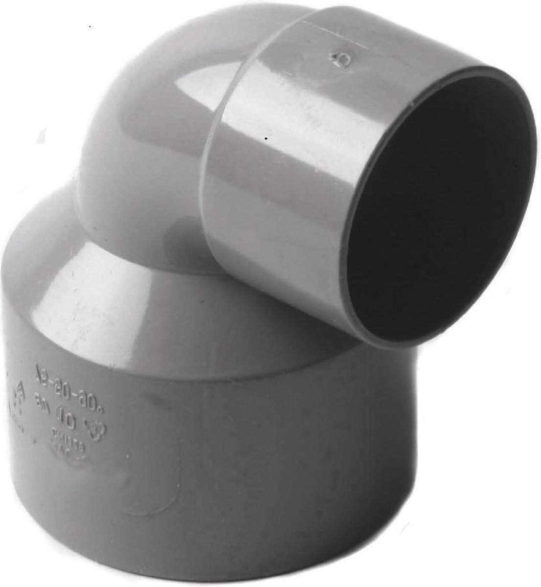bol.com | PVC Verloop Bocht 75X50mm 2x mof 90°