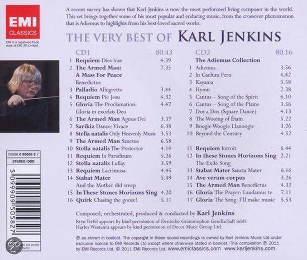 Very Best Of Karl Jenkins, various artists | CD (album) | Muziek | bol.com