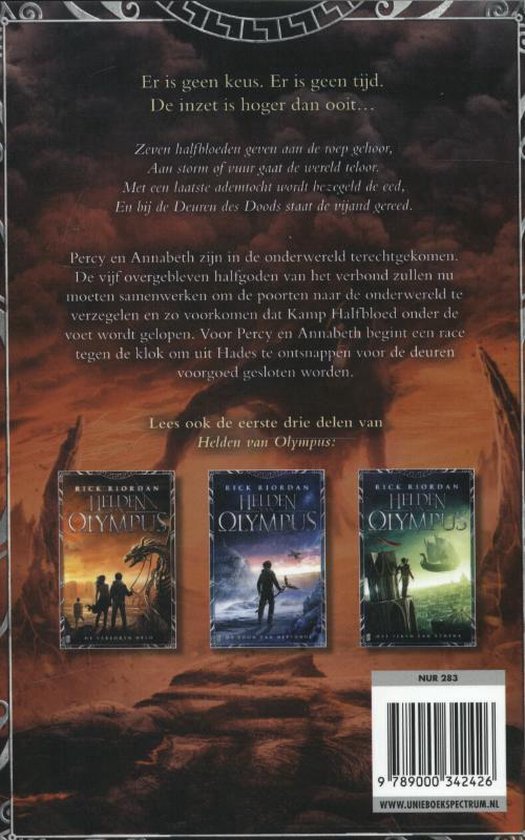 bol.com | Helden van Olympus 4 - Het huis van Hades, Rick Riordan ...