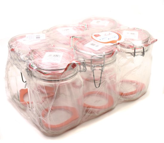 Bormioli Fido Bokaal - 1L - Set-6 | bol