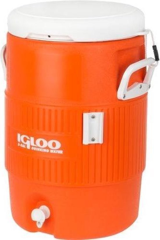 Igloo Koel Tank Seat Top 5 Gallon Oranje Wit 18,9l | bol