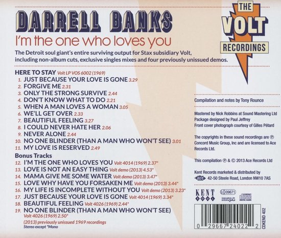 IM The One Who Loves You - The Complete Recordings, Darrell Banks | CD ...