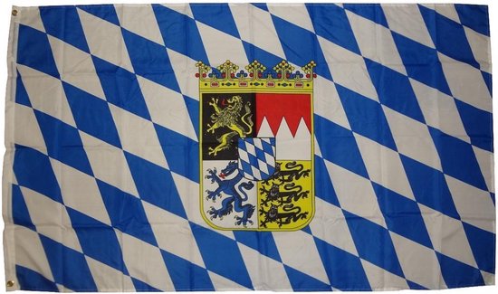 Vlag van Beieren, Bayern Duitsland - Grote Beierse stormvlag 150 x 250 ...