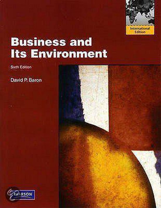 Business And Its Environment | 9780138005061 | David Baron | Boeken ...