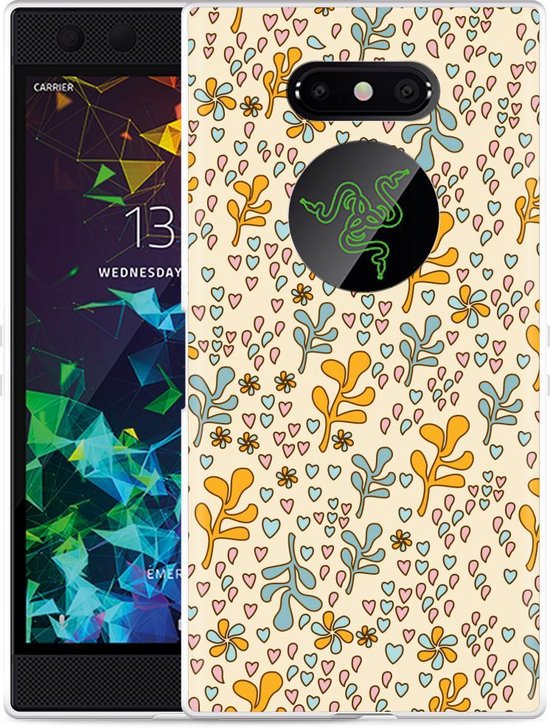 Razer Phone 2 Hoesje Doodle Flower Pattern - Designed by Cazy | bol.com