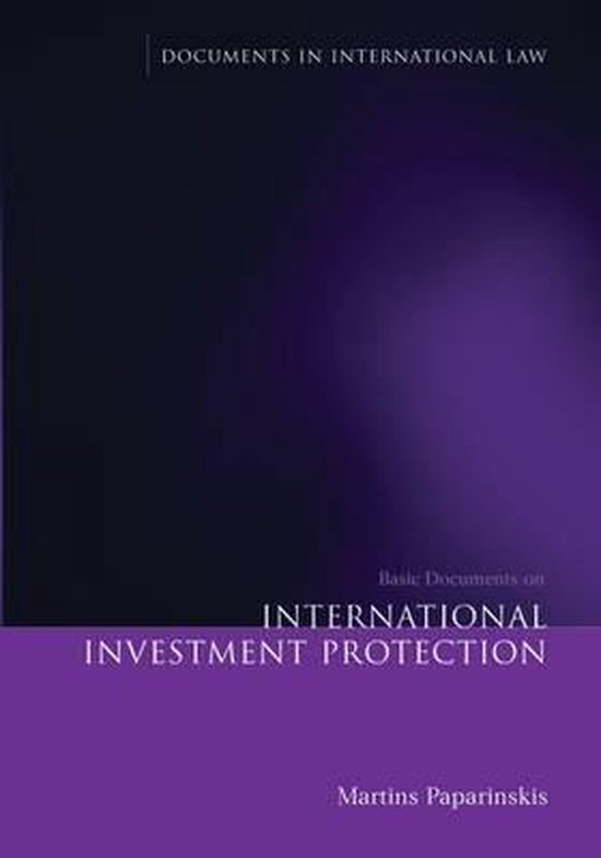Basic Documents on International Investment Protection (ebook), Martins ...