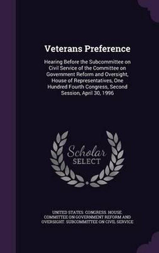 Veterans Preference | 9781341667602 | Boeken | bol.com