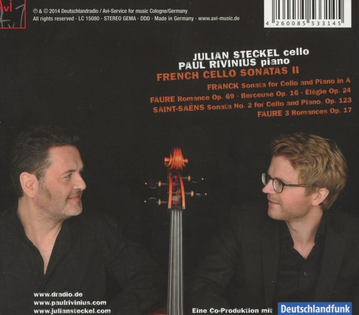 French Cello Sonatas, Paul Rivinius | CD (album) | Muziek | bol.com