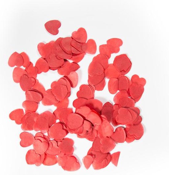 Grote rode hartjes confetti | bol