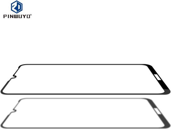 Full-Cover Screen Protector - Tempered Glass - Huawei Y7 (2019) - Zwart ...