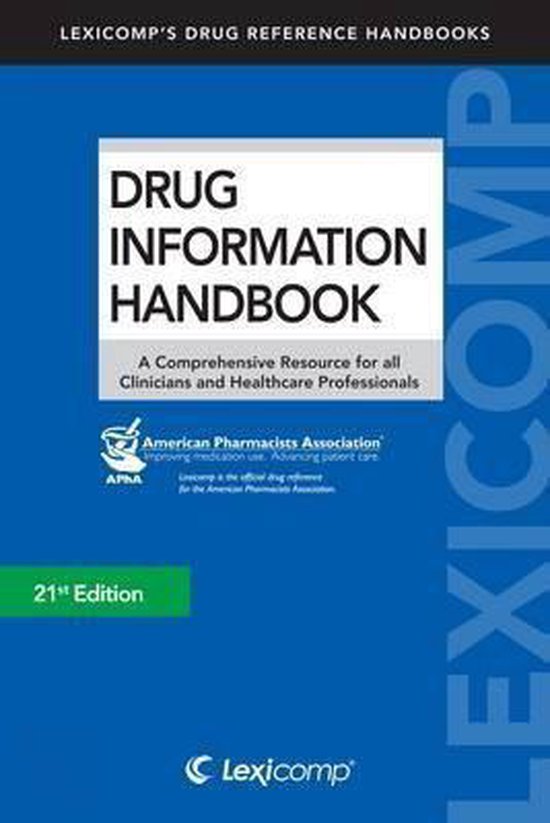 Drug Information Handbook | 9781591953074 | American Pharmacists ...