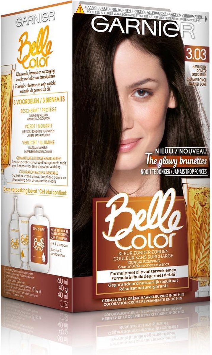 Garnier Belle Color 3.03 Natuurlijk Donkerbruin | bol.com