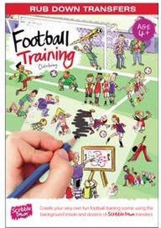 Scribble Down Football Training Kleurboek/-album | bol.com