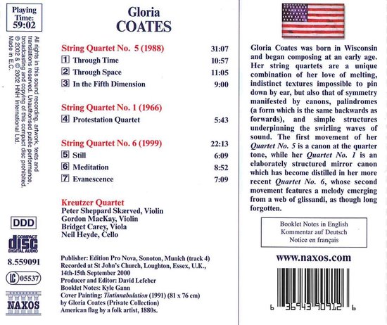 Kreutzer Quartet - String Quartets (CD), Kreutzer Quartet | Muziek | bol.com