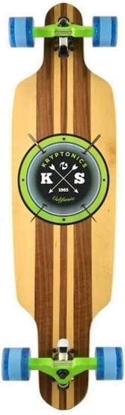 Kryptonics Longboard 38 Inch Drop Through Lb Cast Off Bruin | bol.com