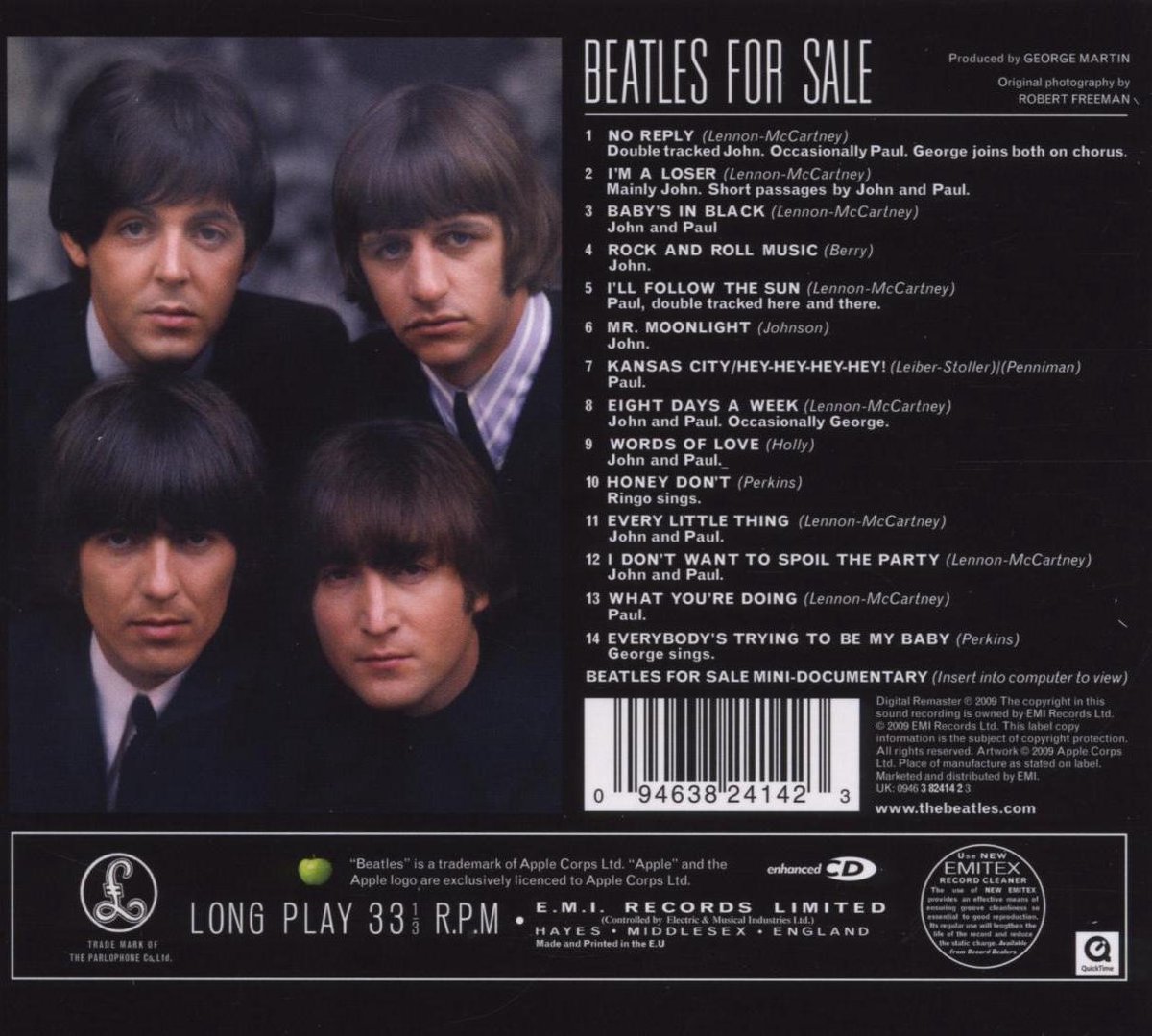 Beatles For Sale, The Beatles | CD (album) | Muziek | bol.com