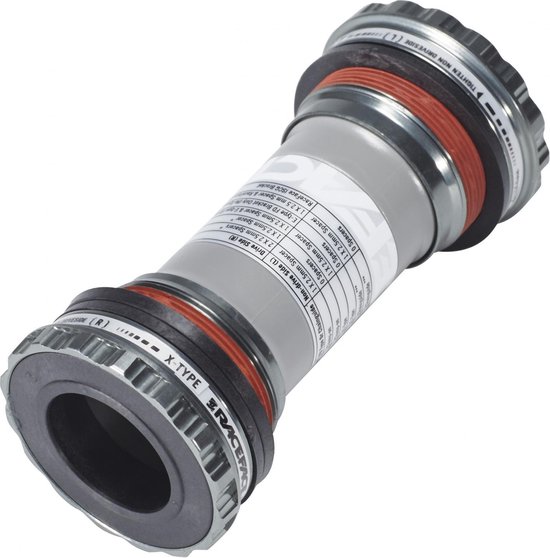 Race Face X-Type Turbine trapas BSA 68/73 mm zilver | bol