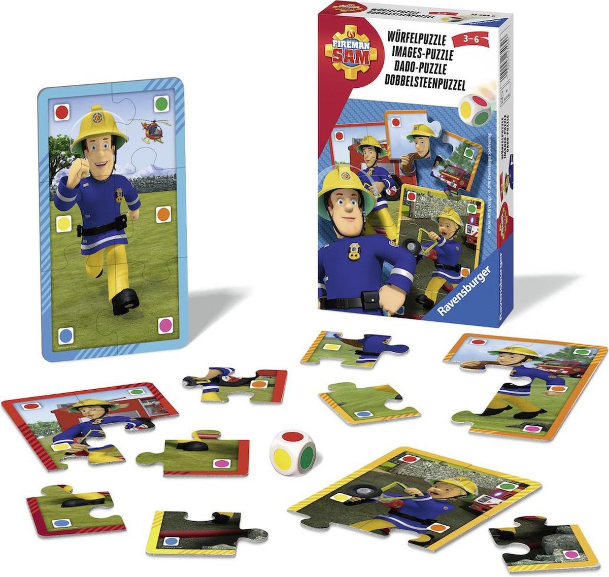 Ravensburger Brandweerman Sam dobbelspel | Games | bol.com