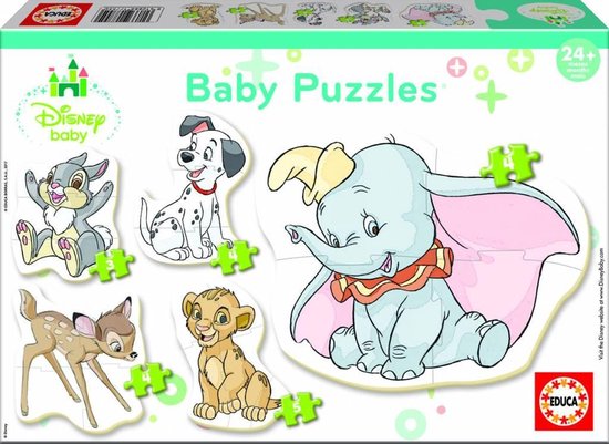 Educa Baby Disney dieren - 3, 4 en 5 stukjes | bol.com