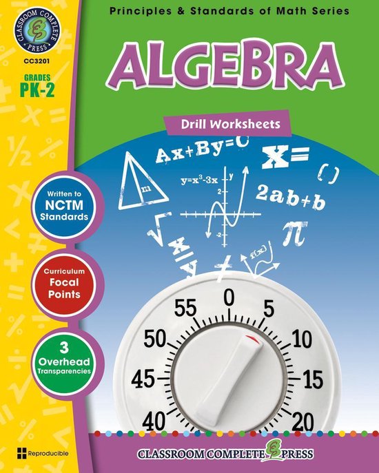 Algebra - Drill Sheets Gr. PK-2 (ebook), Nat Reed | 9781553198178 ...