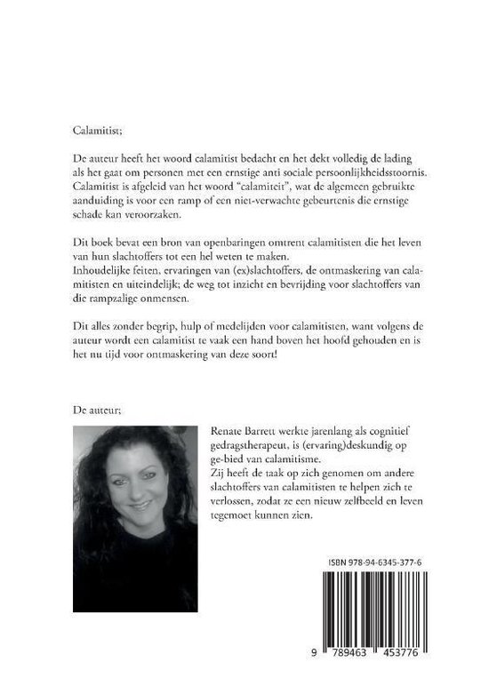 De Calamitist, Renate Barrett | 9789463453776 | Boeken | bol.com