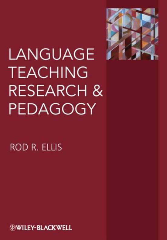 Language Teaching Research And Language Pedagogy | 9781444336115 | Rod ...