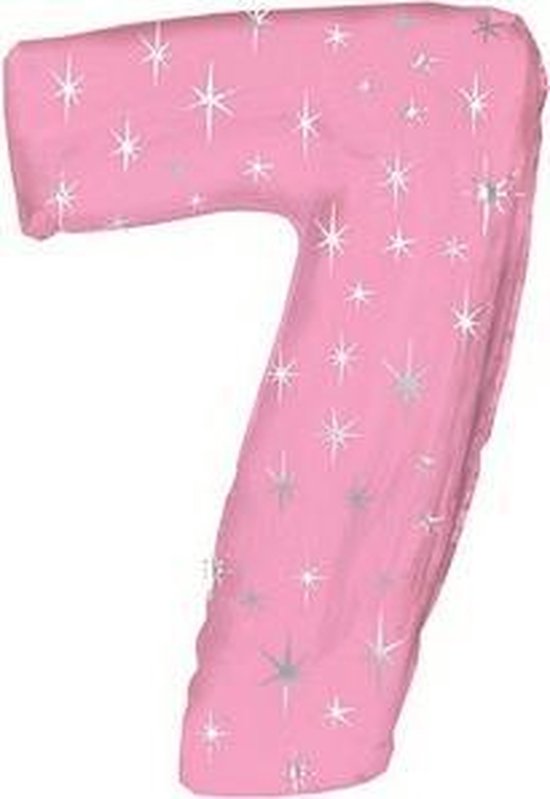 Mega folie ballon cijfer 7 roze | bol.com Mega folie ballon cijfer 7 roze | bol.com