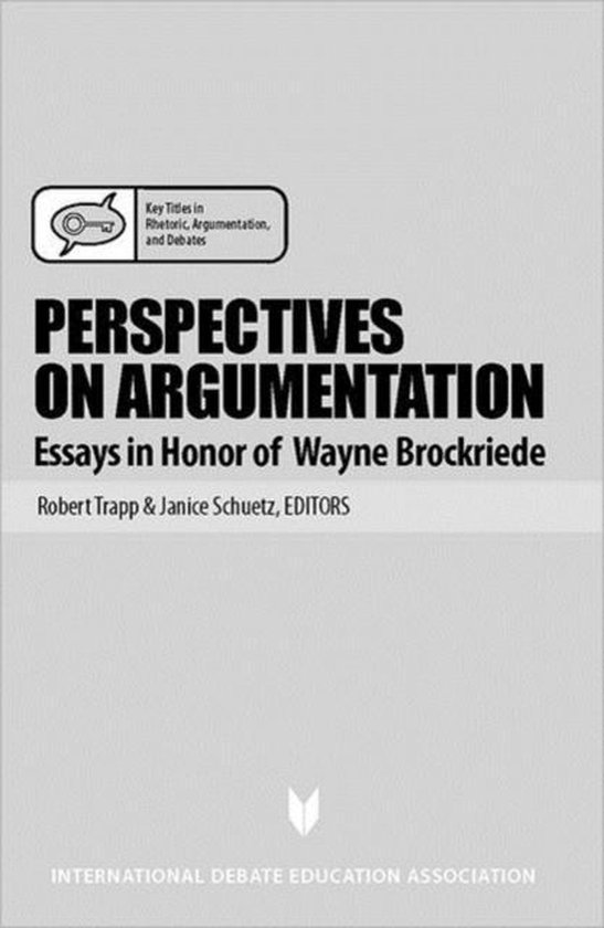 Perspective on Argumentation | 9781932716191 | Robert Trapp | Boeken ...