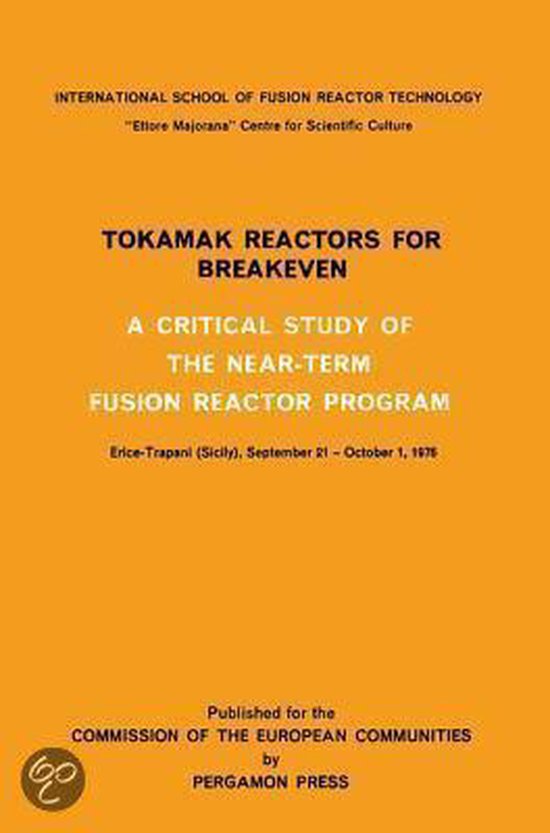 Tokamak Reactors for Breakeven: A Critical Study of the Near-Term ...