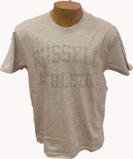 Russell T Shirt Groot logo grijs | bol.com