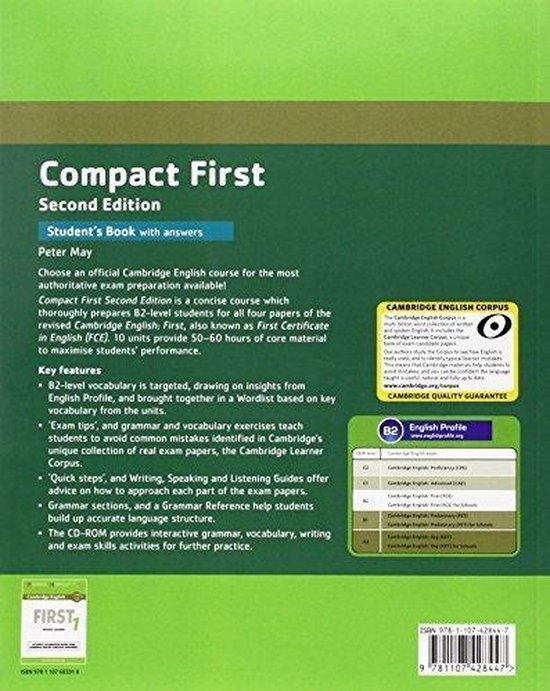 bol.com | Compact First - second edition student's book with answers ...