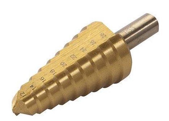 Silverline HSS Trapgatboor - Stappenboor - Piramideboor met Titanium ...