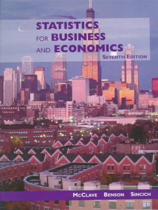 Statistics for Business and Economics, James Mcclave | 9780138402327 | Boeken | bol.com