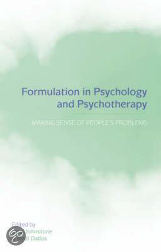 Formulation in Psychology and Psychotherapy | 9781583917008 | Lucy ...