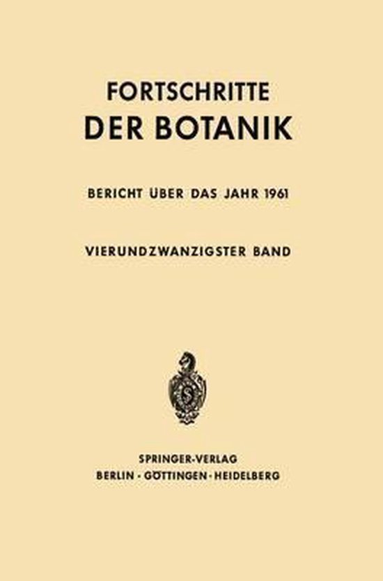 Fortschritte Der Botanik, Erwin Bunning | 9783540028178 | Boeken | bol.com