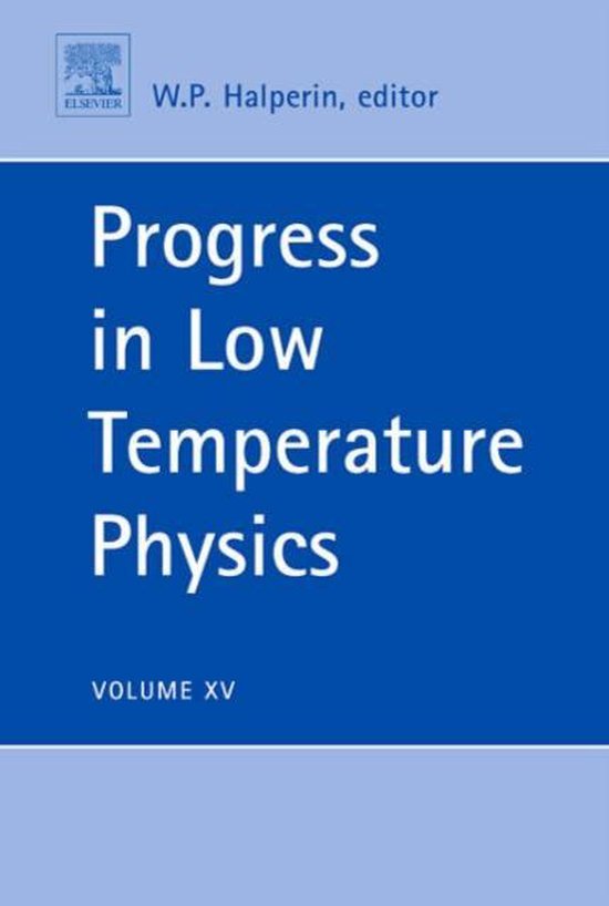 Progress in Low Temperature Physics | 9780444519443 | Bill Halperin ...