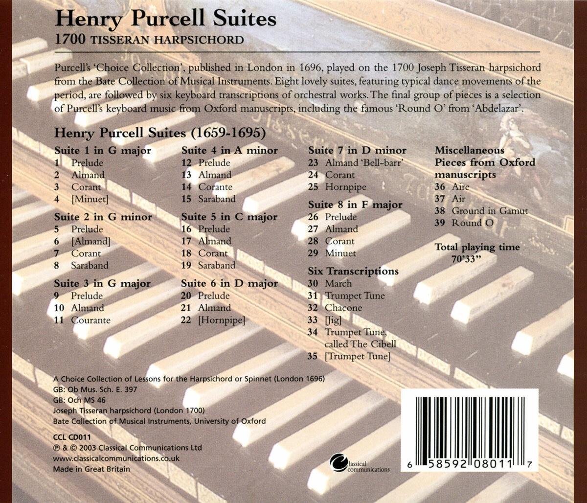 Henry Purcell Suites, Martin Souter | CD (album) | Muziek | bol