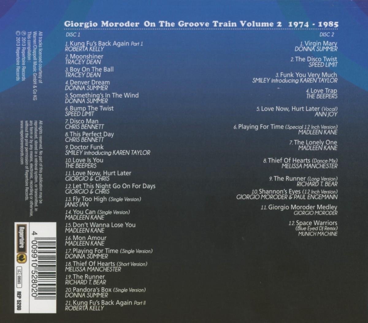 On the Groove Train, Giorgio Moroder | CD (album) | Muziek | bol.com