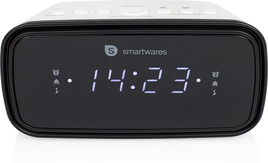 Smartwares CL-1515 radio Klok Digitaal Zwart, Wit | bol.com