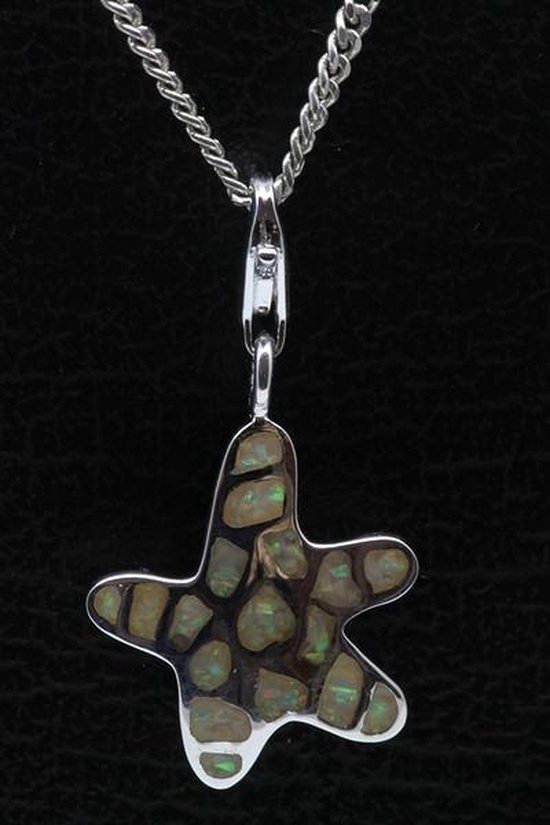 Zilveren Zeester met opaal hanger én bedel | bol.com